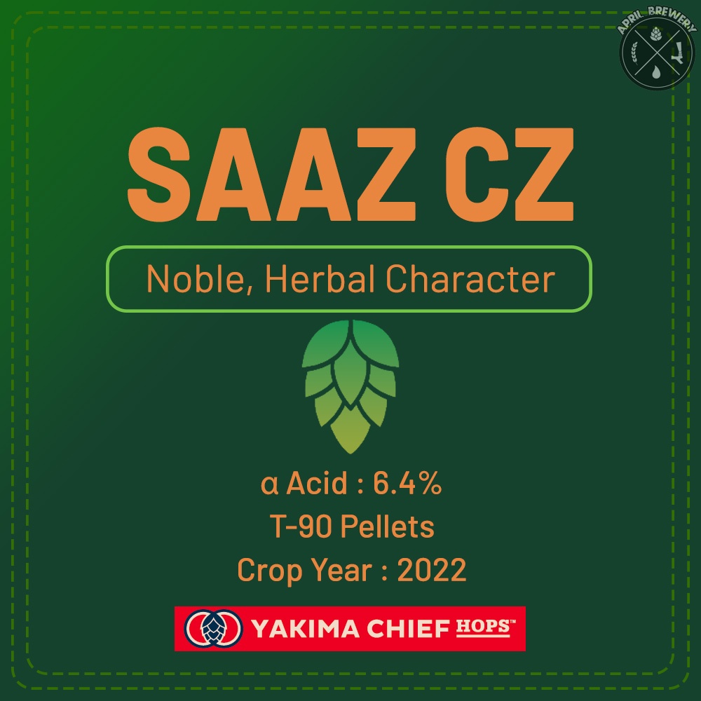 Saaz CZ Hops Pellets ฮอปส์ เพลลิท ทำเบียร์ Pale Ale, IPA และอื่นๆ ...