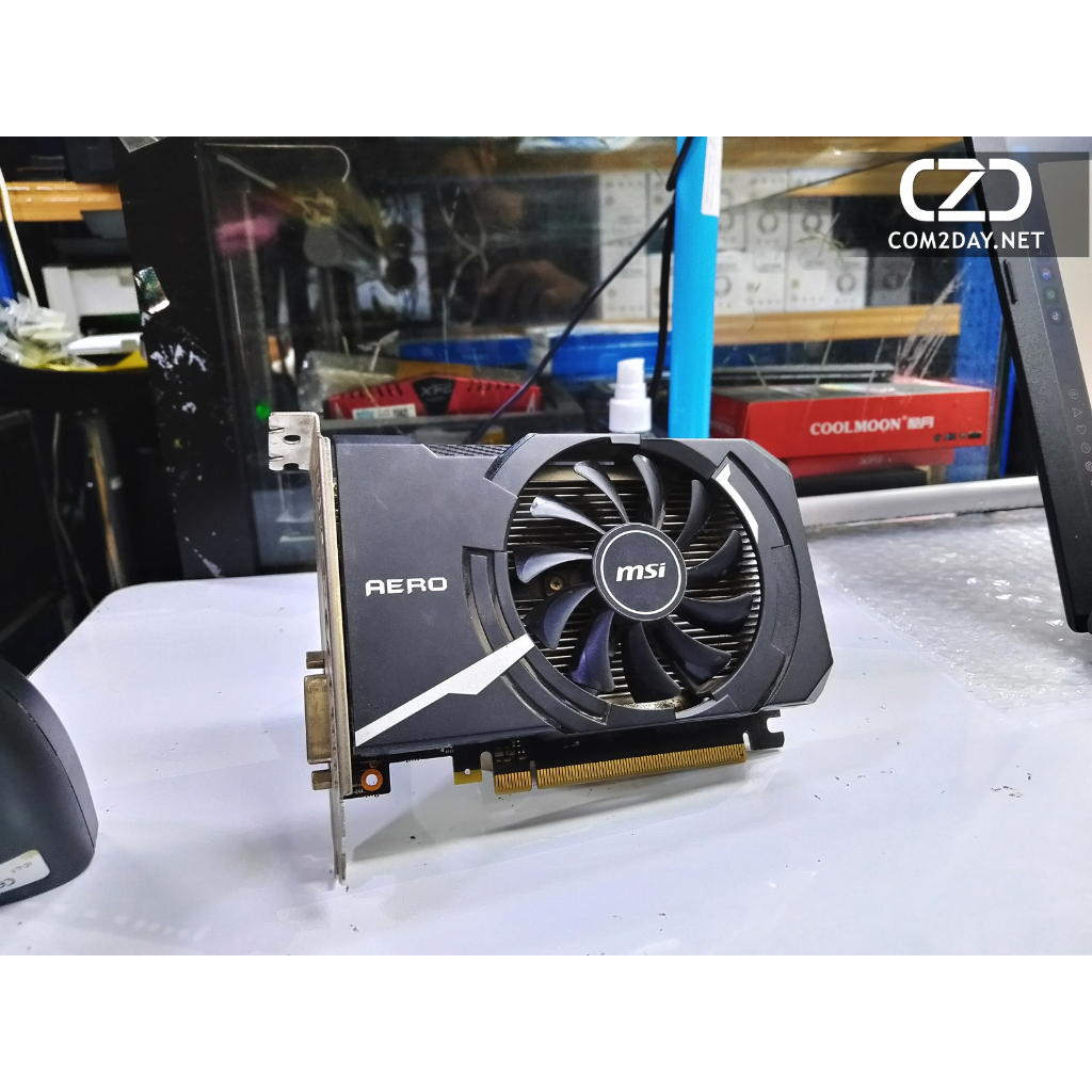 การ์ดจอ MSI GT1030 2GB GDDR4 AERO ITX OC มือสองสภาพดี แรงใช้ได้ราคาไม่ ...