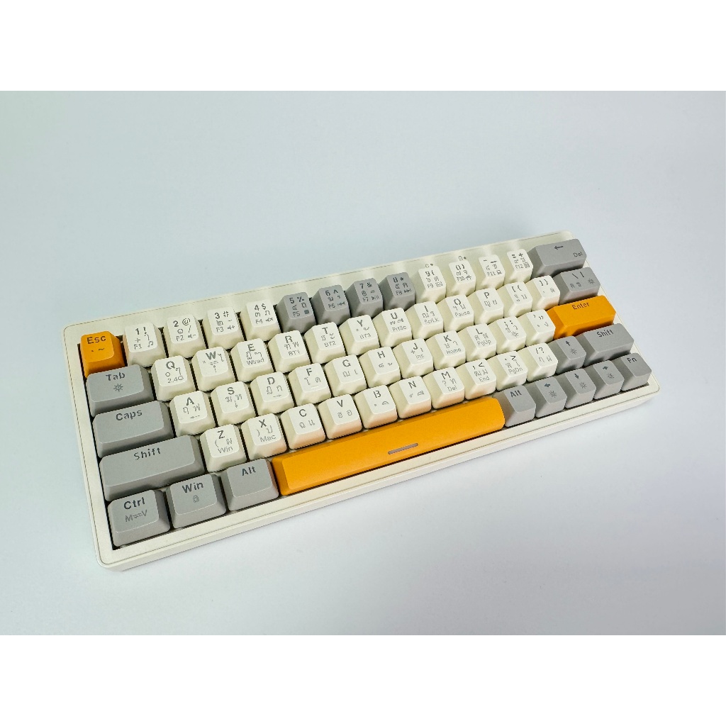 Zifriend ZA68pro 3โหมด คีย์บอร์ดเกมมิ่ง Mechanical Keyboard 68ปุ่ม ...