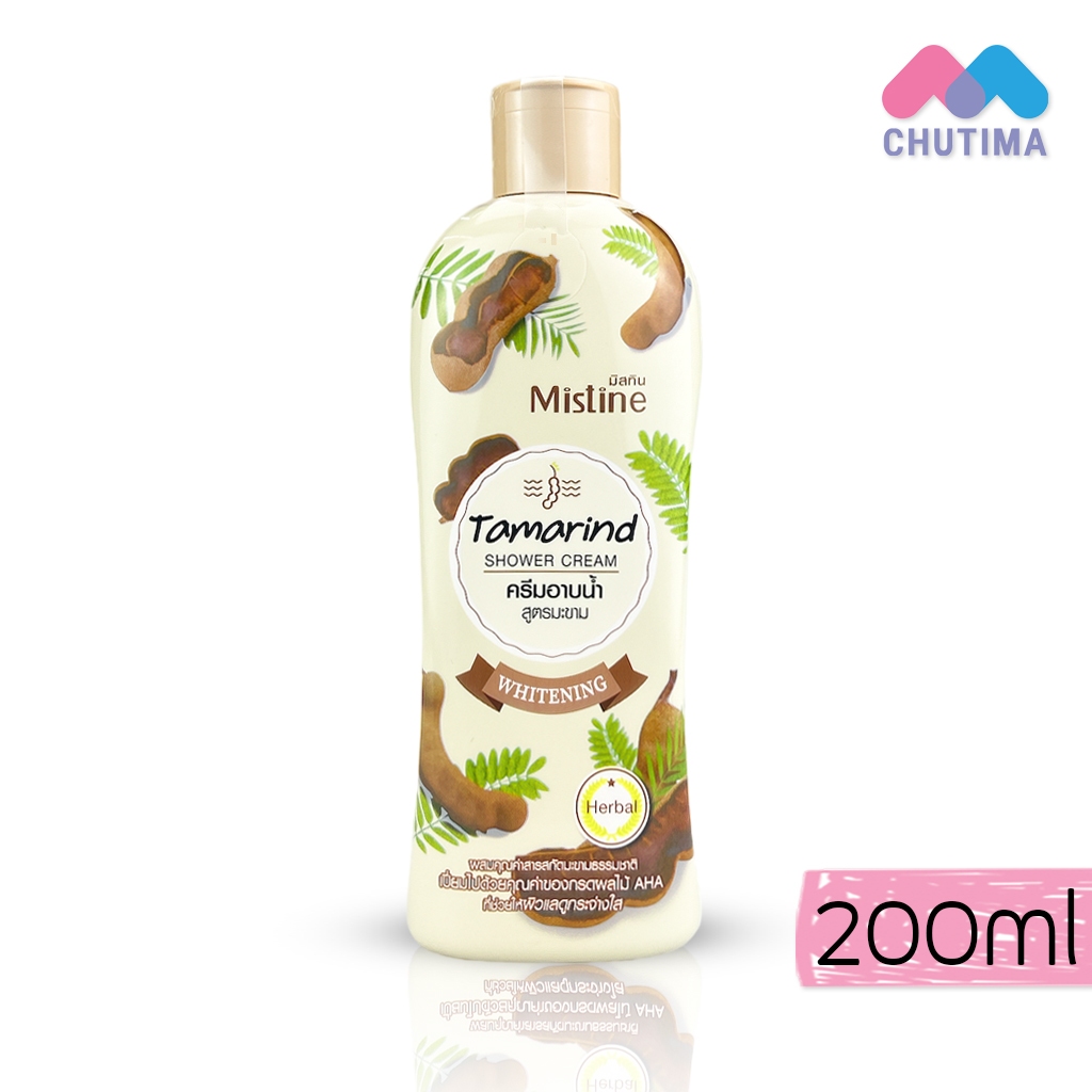 ครีมอาบน้ำ มิสทิน สูตรฟักข้าว / อโรมา / มะขาม Mistine Natural Fuk Kao / Aroma / Tamarind Shower ...