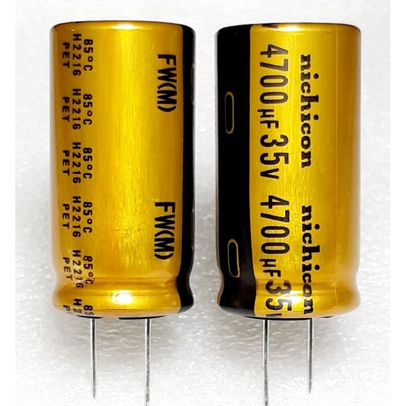 Nichicon FW 4700uf 35v capacitor ตัวเก็บประจุ คาปาซิเตอร์ | Shopee Thailand