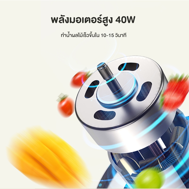 Samono เครื่องปั่นผลไม้ รุ่น SW-Y5 เครื่องคั้นน้ำผลไม้ 400ml พกพาสะดวก ...