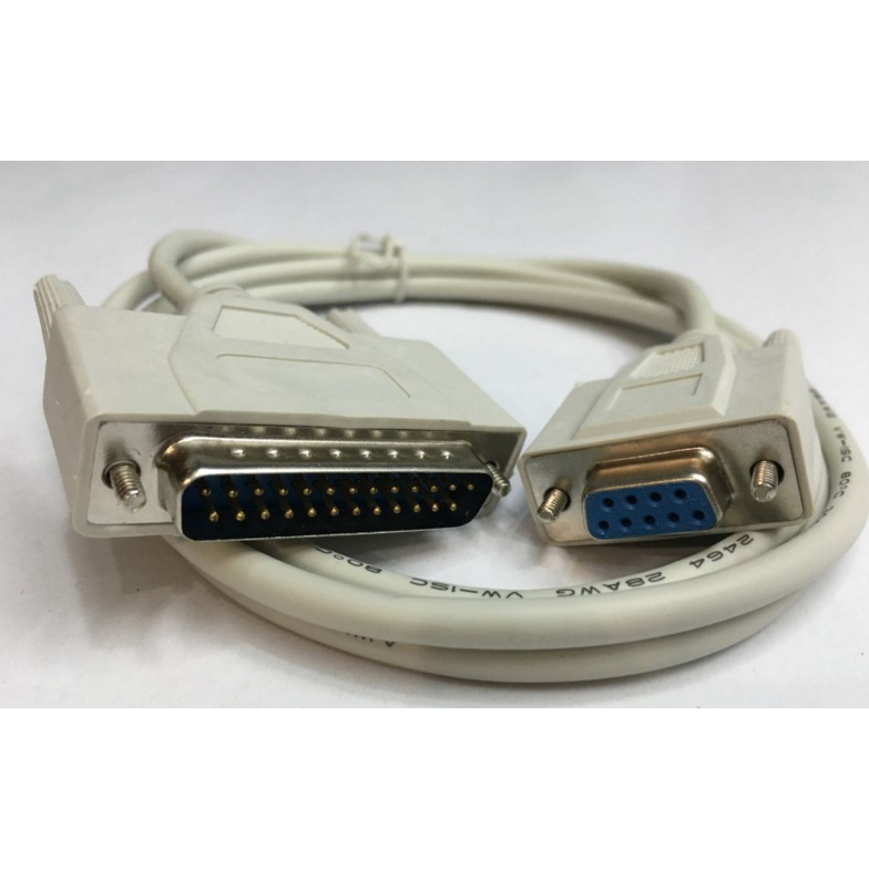 สาย Parallel Cable DB25 ตัวผู้ To DB9 ตัวเมีย ยาว1.5M | Shopee Thailand
