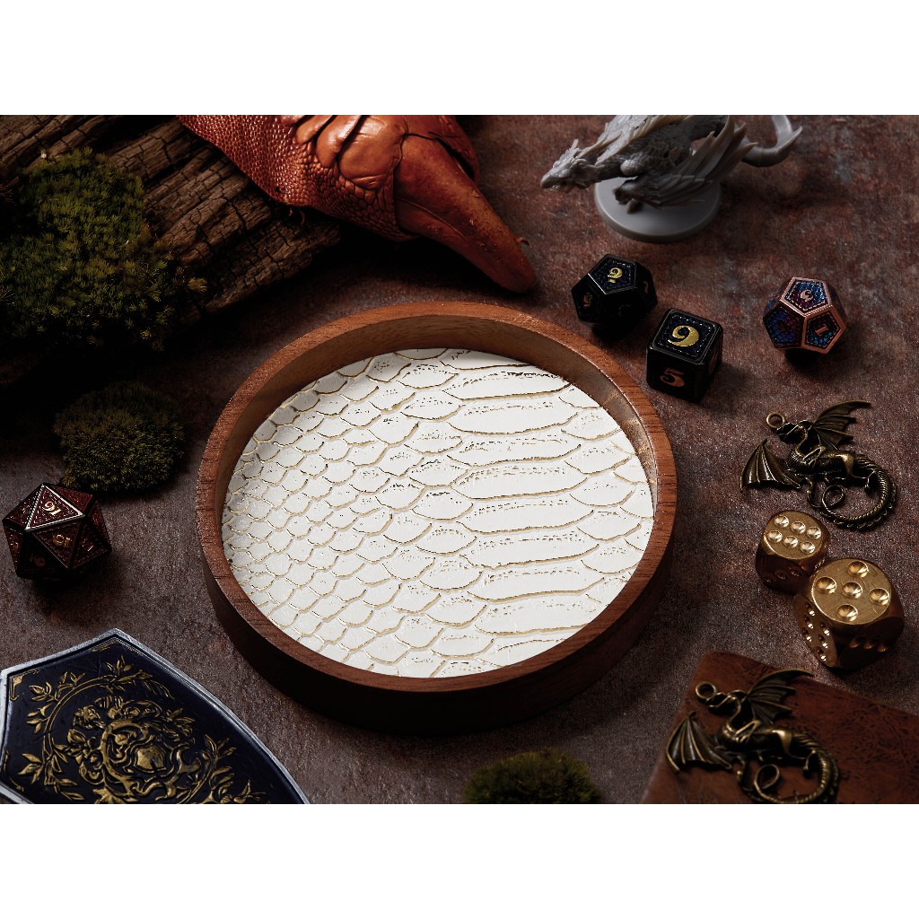 Mini Dice Tray Circle | ถาดไม้ ถาดทอย ลูกเต๋า Dice DnD D&D MTG RPG TRPG ...