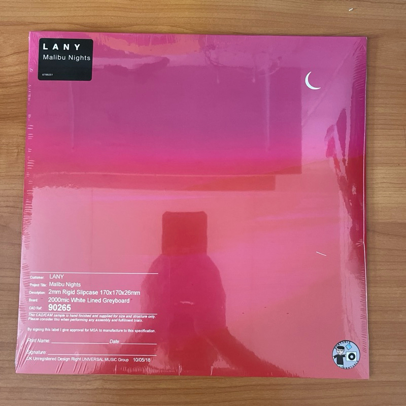 แผ่นเสียง LANY - Malibu Nights , **Clear Vinyl, LP, Album , france , มือหนึ่ง ซีล | Shopee Thailand