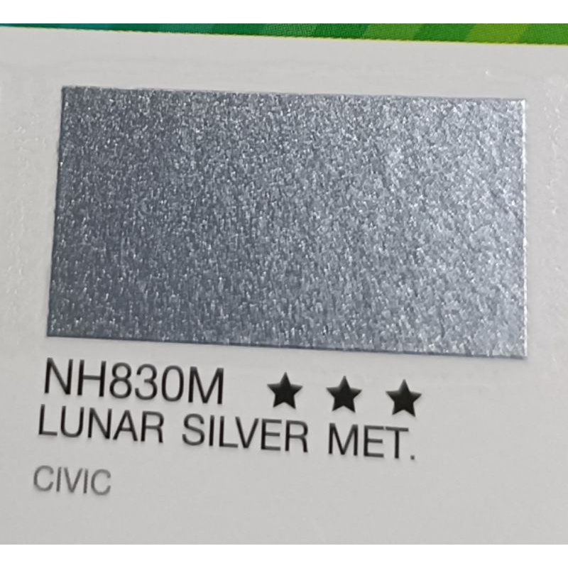สีพ่นรถยนต์ 2k ฮอนด้า NH830M LUNAR SILVER MET | Shopee Thailand