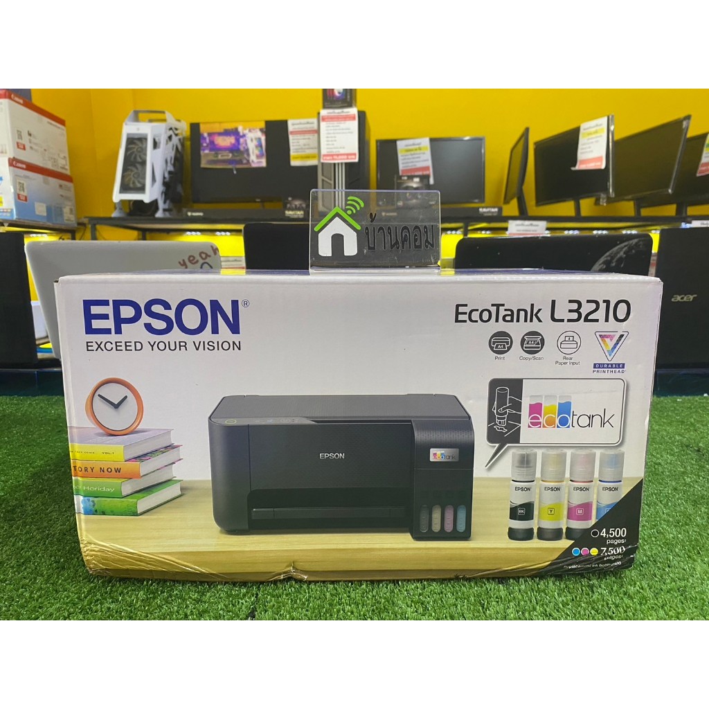 ปริ้นเตอร์ Epson L3210 + INK TANK | Shopee Thailand