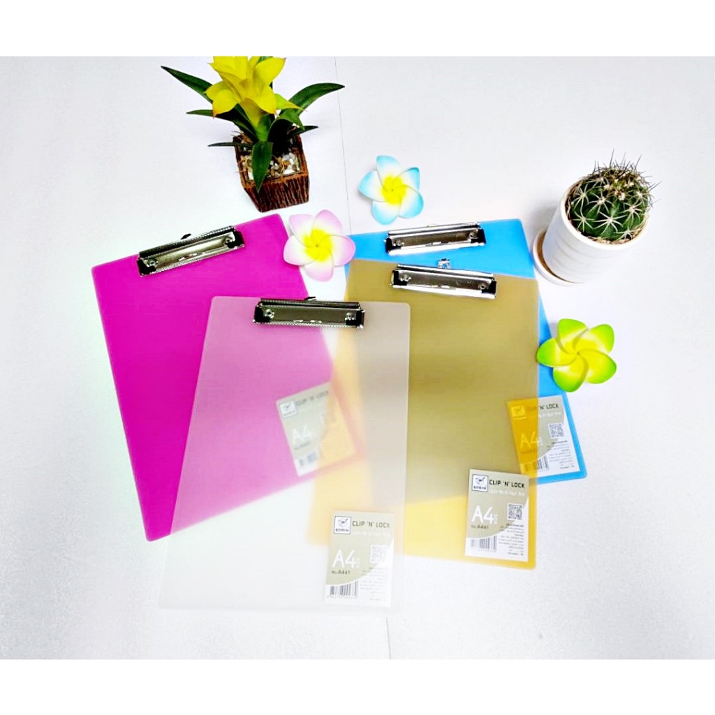 คลิบบอร์ดพลาสติก Robin ชนิด PP ขนาด A4 (เลือกสีได้) #A441 | Shopee Thailand