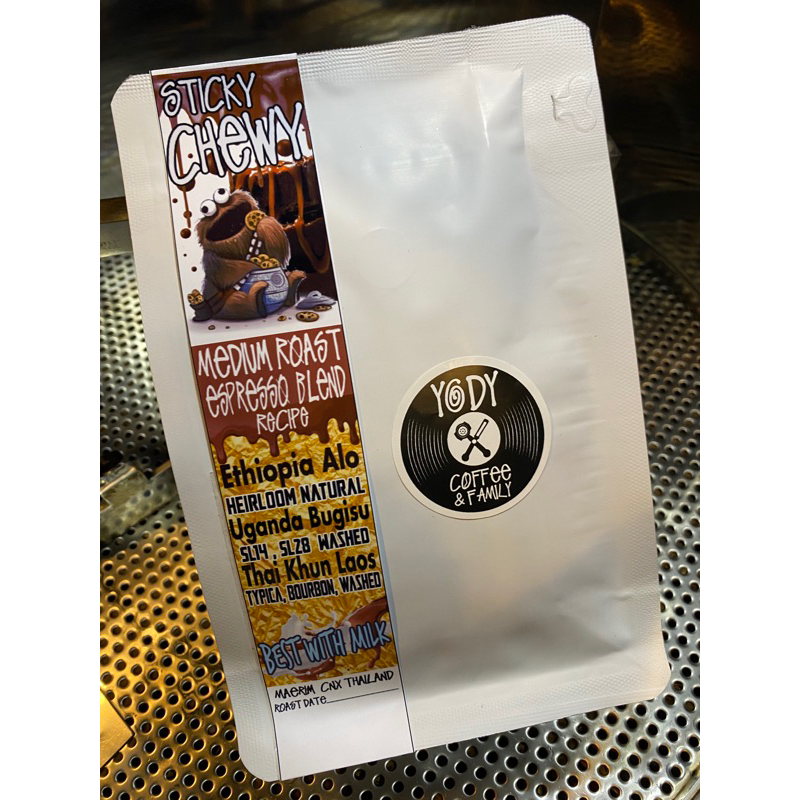 Sticky Chewy 🍪🍫Medium Roast Espresso blendYody Coffee เมล็ดกาแฟเบลนด์ ...
