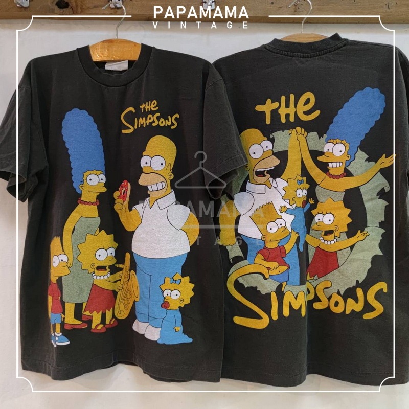 [ THE SIMPSONS ] tag CARTOON NETWORK Bio Washed เสื้อการ์ตูน งานป้าย ...