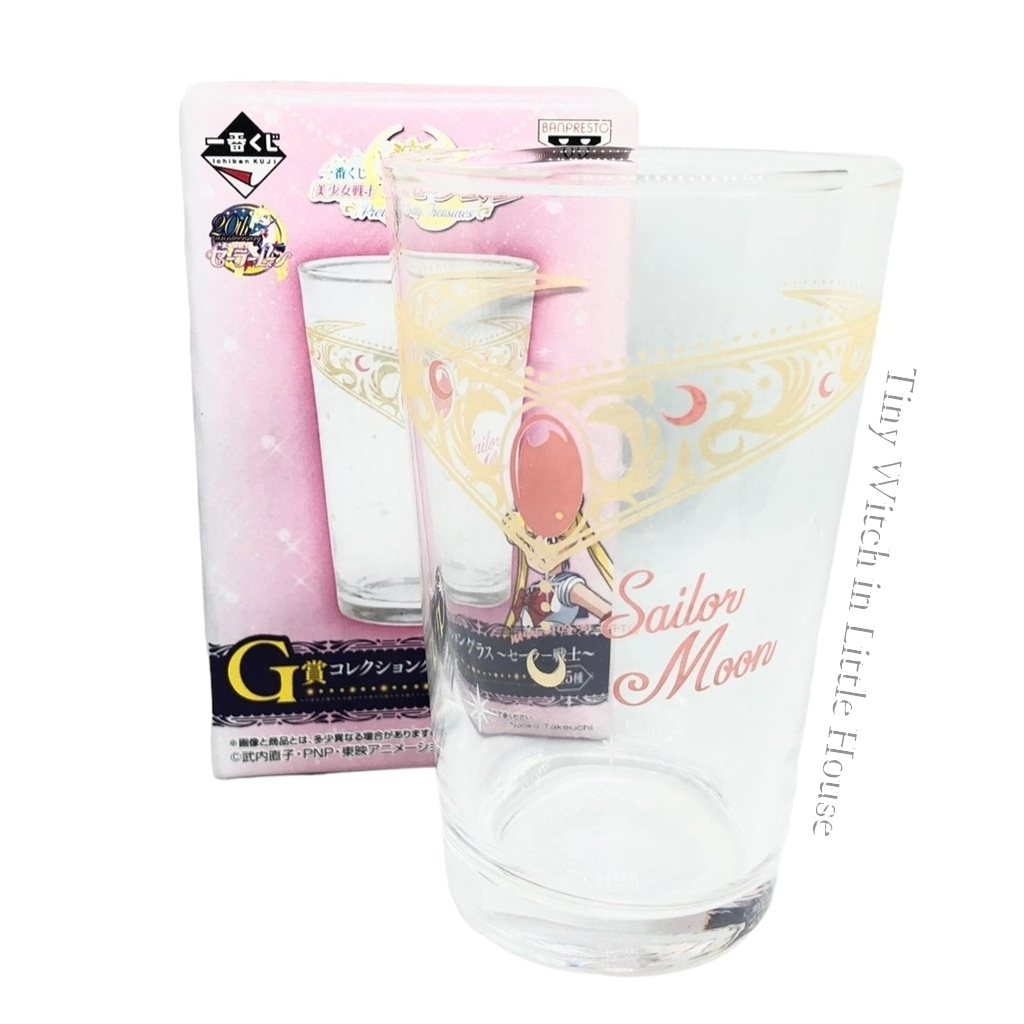 Sailor Moon Glass จาก Pretty guardian sailor moon 20ปี แก้วน้ำสกรีนลาย ...