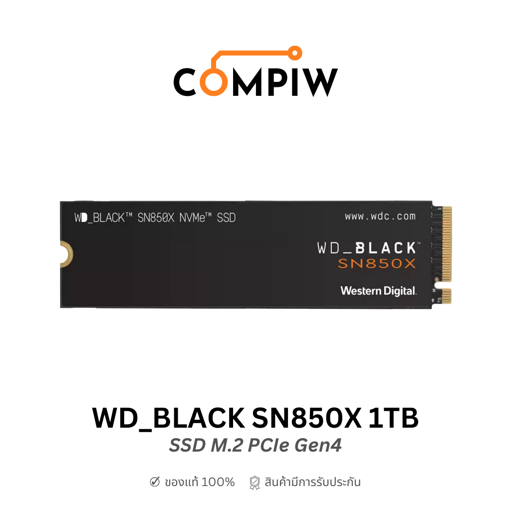 WD_BLACK SN850X 1TB, 2TB SSD M.2 2280 PCIe Gen4 x4 NVMe (WD BLACK SN850 ...