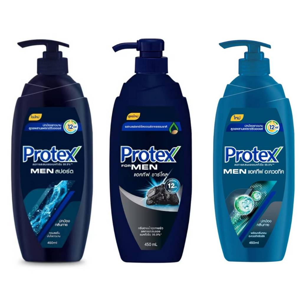 (มี 3 สูตร) Protex Shower Cream For Man โพรเทคส์ ครีมอาบน้ำ ฟอร์ เมน ...