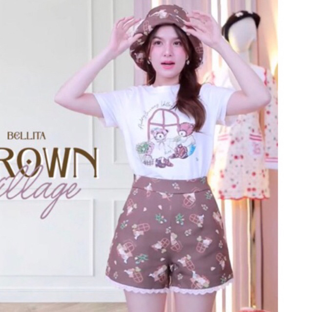 งานป้ายbellitaชุดเซ็ทกางเกงจาสั้น | Shopee Thailand