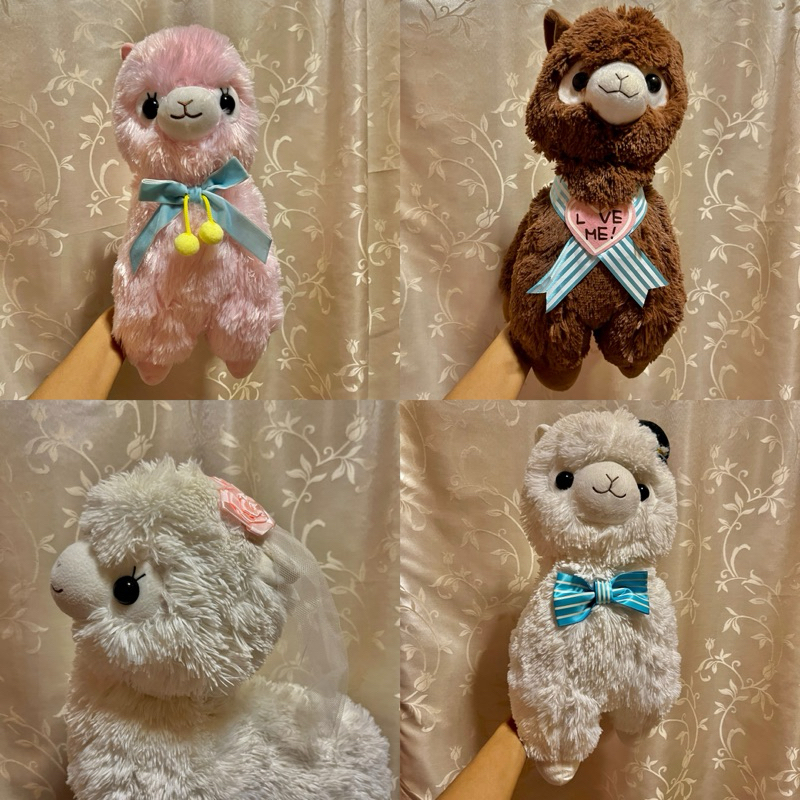 ตุ๊กตาอัลปาก้า Alpaca Amuse Alpacasso Amuse Plush Doll อัลปาก้า สีชมพู ...
