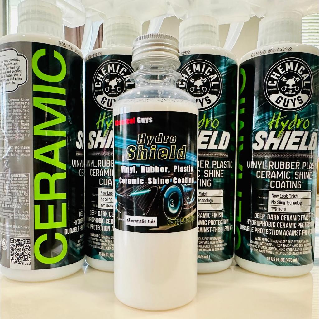Ceramic เคลือบพลาสติก ยาง - CG HydroShield Ceramic Coating | Shopee Thailand