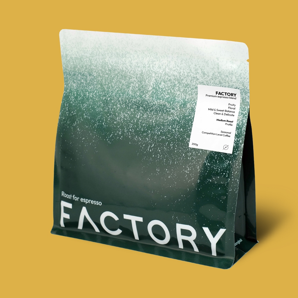 Factory Coffee เมล็ดกาแฟ กาแฟเบลนด์ FACTORY BLEND I ขนาด 100/200/500g ...