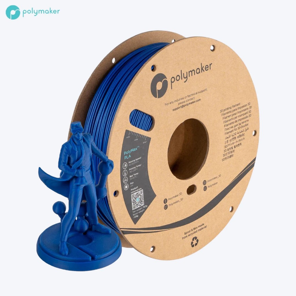 เส้น PolyMax PLA แข็ง เหนียวเหมือนเส้น ABS แต่ปริ้นง่ายกว่า 10 เท่า ใช้ปริ้นงานวิศวกรรมได้ ขนาด ...
