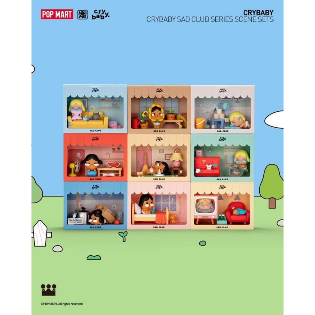 (เก็บโค้ดในVideo/Live) CRYBABY Sad Club Scene Sets Series ลุ้นซีเครต ...