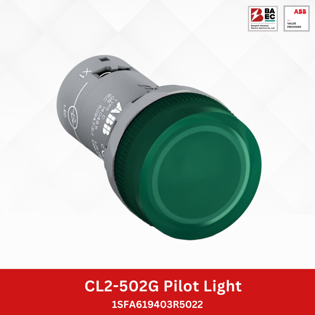 ABB Pilot Lamp CL2-502G 24V AC/DC สีเขียว | Shopee Thailand