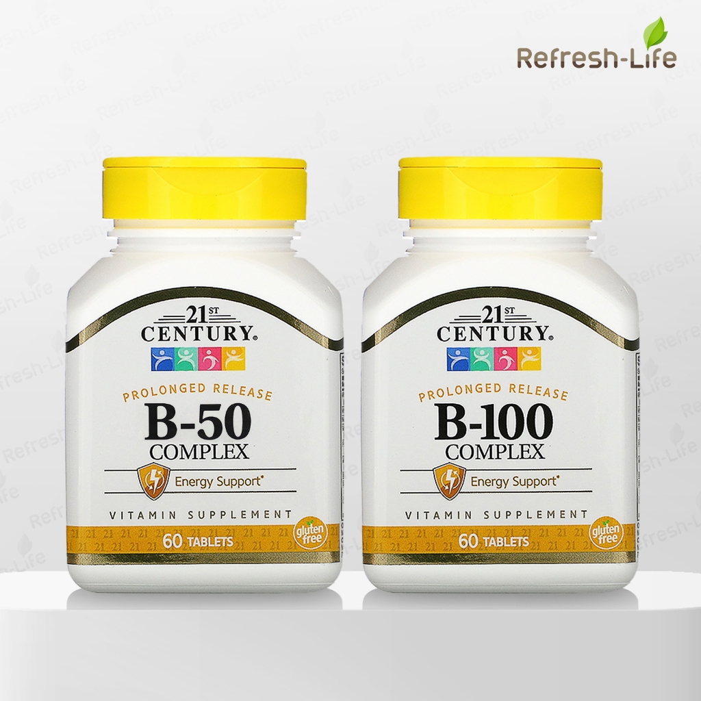 [พร้อมส่ง] 21st Century B-100 Complex and B-50 Complex สูตร Prolonged ...