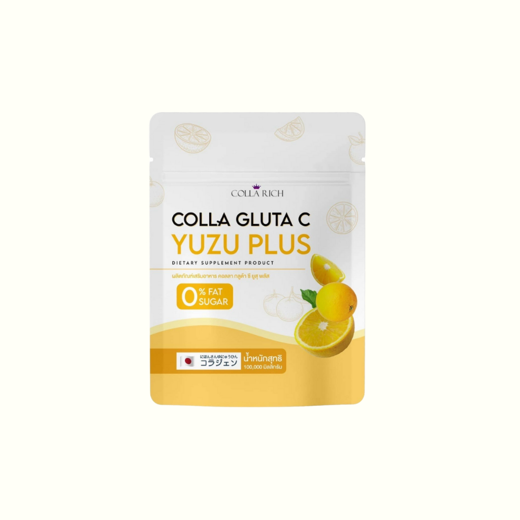 Colla Rich Colla Gluta C คอลล่าริช คอลลา กลูต้า ซี 4 รสชาติ | Shopee ...