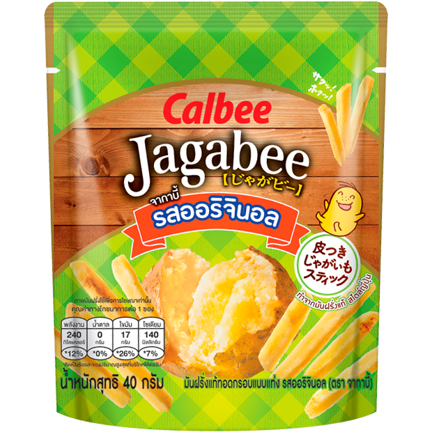Calbee Jagabee คาลบี้จากาบี้มันฝรั่งทอด ขนาด 38 40 กรัม รสออริจินอล รสโนริสาหร่าย Noi | Shopee ...