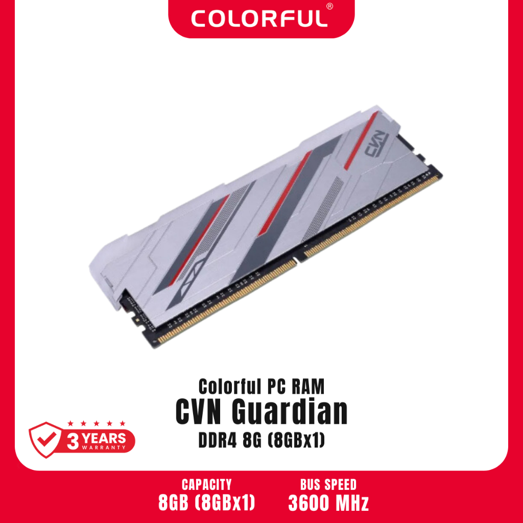 COLORFUL RAM หน่วยความจำ คอม สำหรับ PC CVN Guardian DDR4 BUS 3600 ...