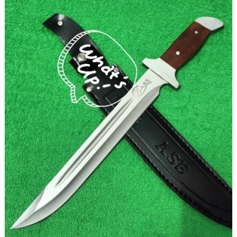 อุปกรณ์เดินป่า มีดพก มีดอเนกประสงค์ MR ASE ด้ามไม้ ยาว (40cm) พร้อมชอง ...