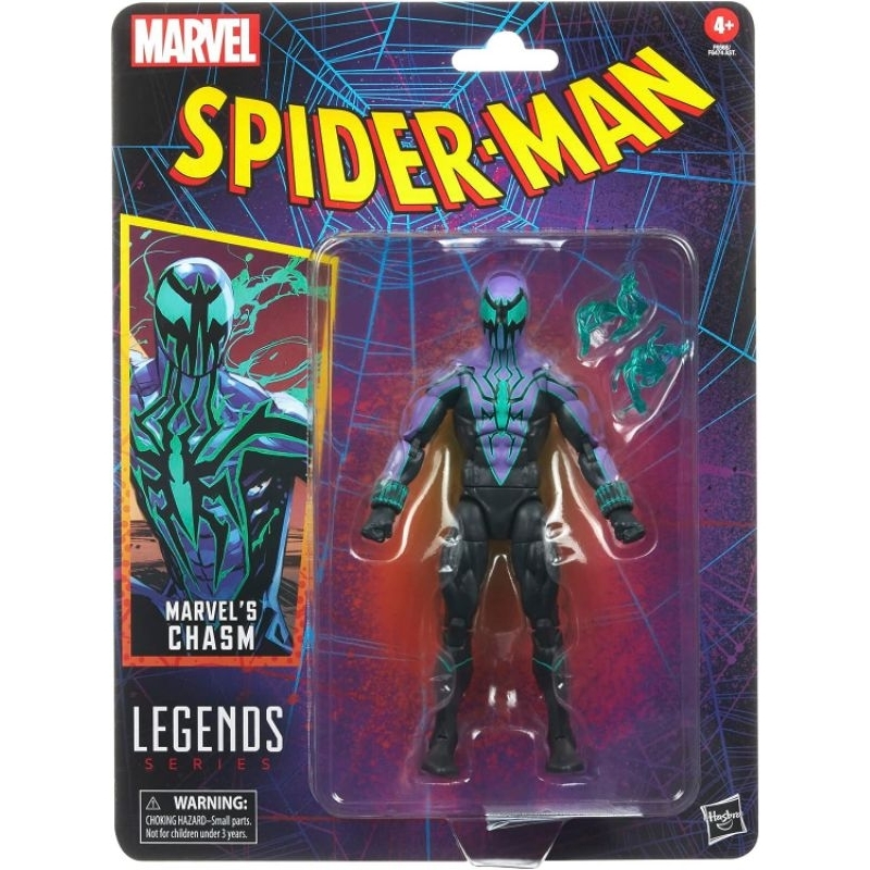 Marvel Hasbro Legends Series Chasm, Spider-Man Legends Collectible 6 ...