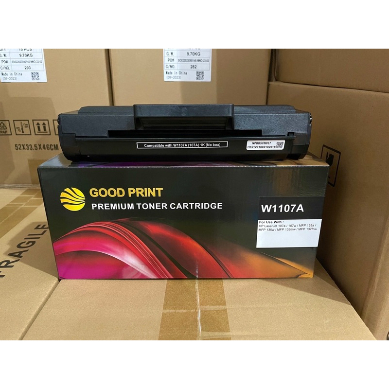 HP 107A/w1107a เทียบเท่ามีchipกล่องใหม่พร้อมใช้มีรับประกัน | Shopee ...