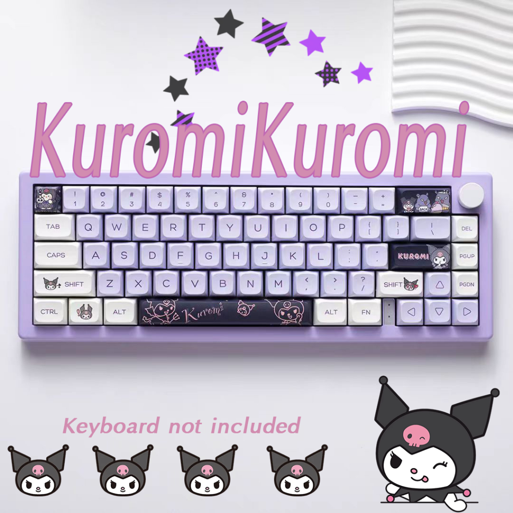 พร้อมส่งจากไทย💗ปุ่มกดคีย์บอร์ด Kuromi keycaps คีย์ไทย คีย์บอร์ด ...