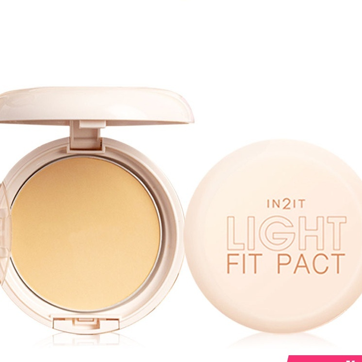 In2It Light Fit Pact 2 Way Powder SPF25 PA+++ ขนาด 10g อินทูอิท แป้งบา ...
