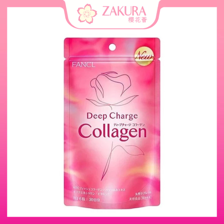 Fancl Deep Charge Collagen 30days 180 capsules (1pc/ 3pcs) | Shopee ...