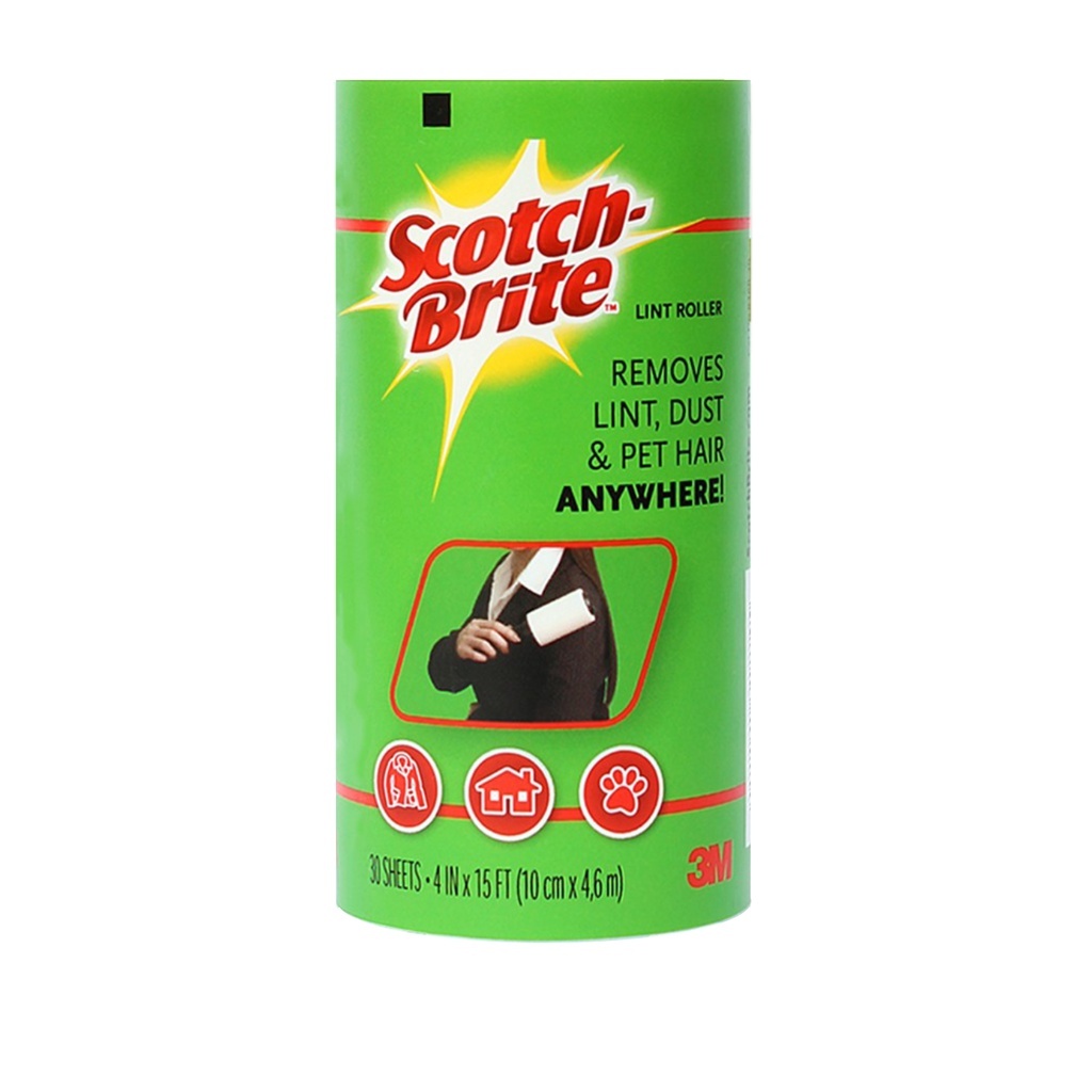 Scotch-Brite® Lint Roller 30 Sheet, Remove Lint Dust and Pet Hair สก๊อ ...