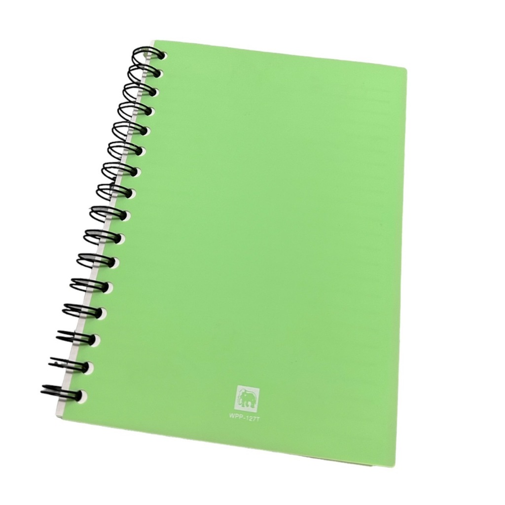 ตราช้างสมุดริมลวด A5 70G100S WPP-126T / WPP-127T(แบบมีเส้น) | Shopee ...