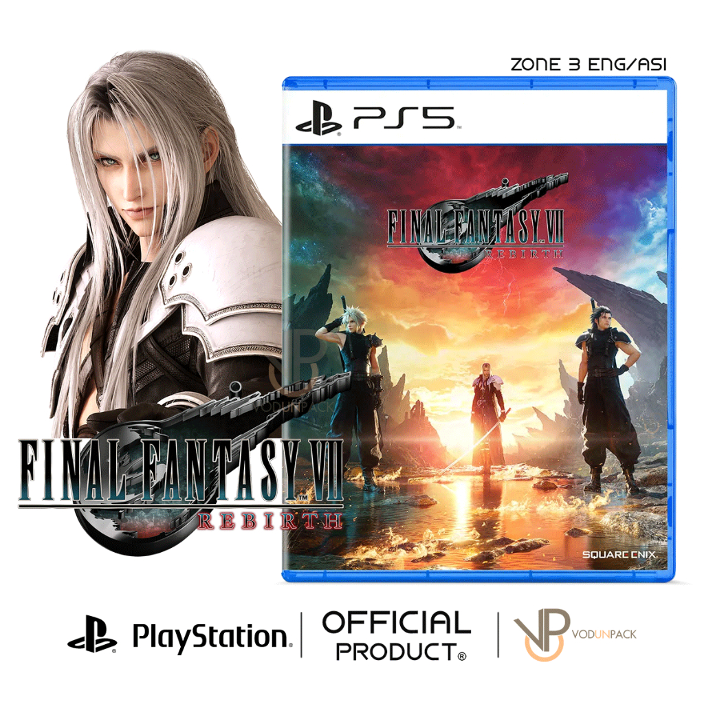 PS5 : Final Fantasy VII Rebirth Standart Edition Zone 3 ASIA แผ่นเกม Playstation 5 | Shopee Thailand
