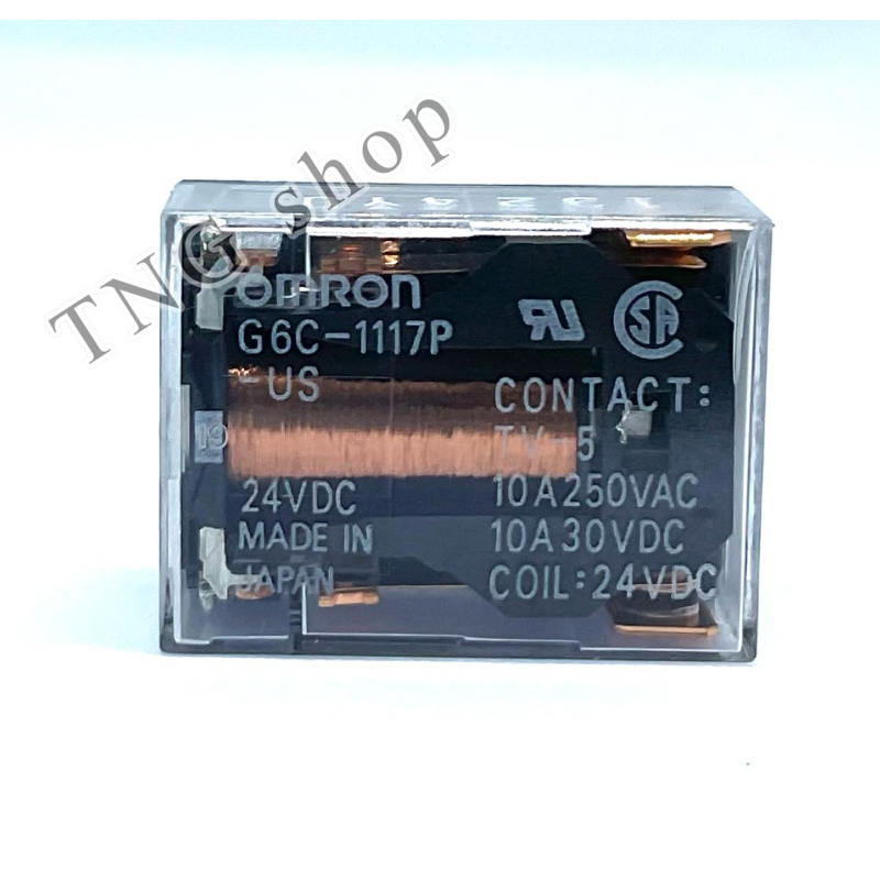 รีเลย์ G6C-1117P-US 24VDC 4ขา omron (ใหม่) แท้ สินค้าพร้อมส่ง ออกบิลได้ ...
