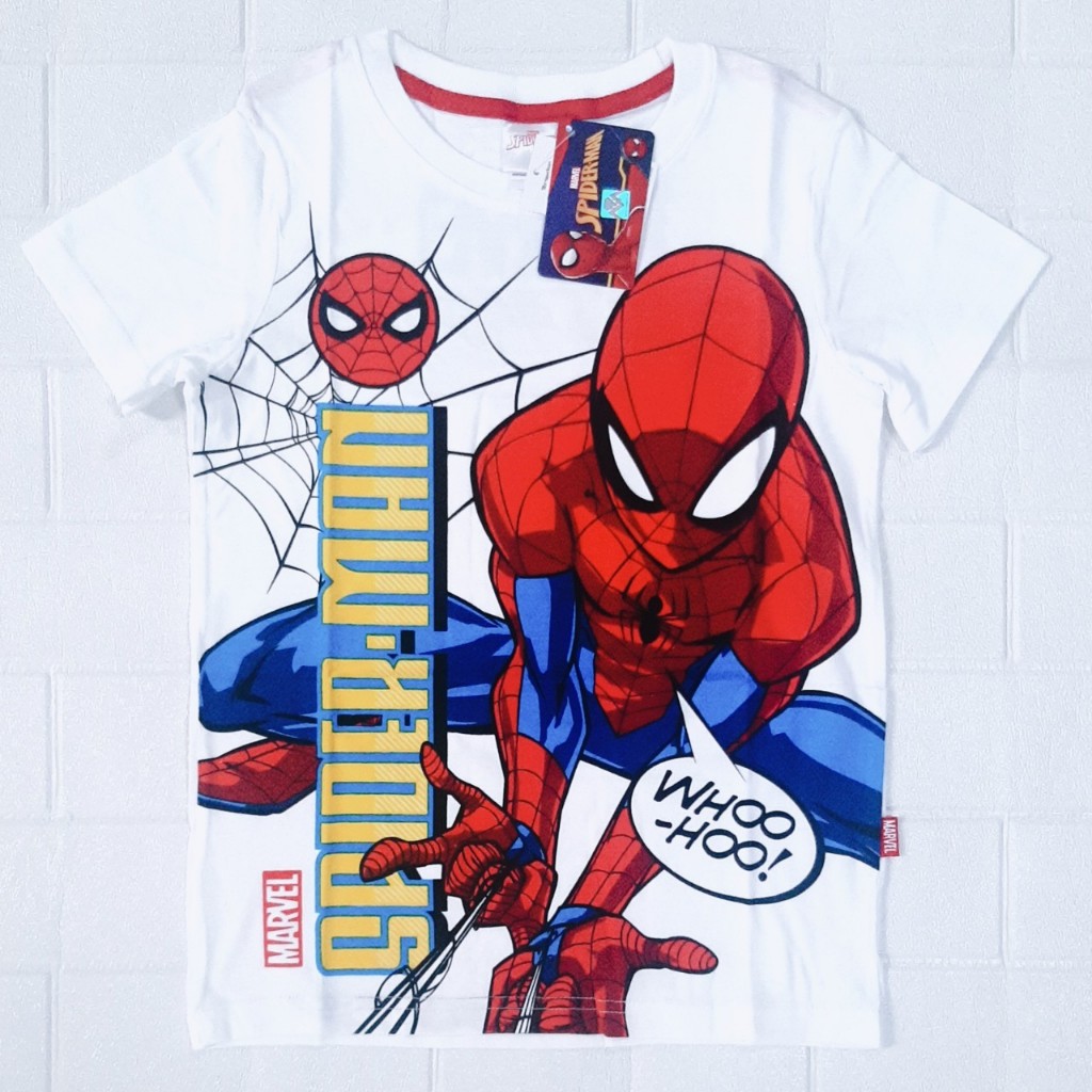 เสื้อยืดเด็กผู้ชาย ลายฮีโร่ ผ้าคอตตอน สินค้าลิขสิทธิ์ | Shopee Thailand