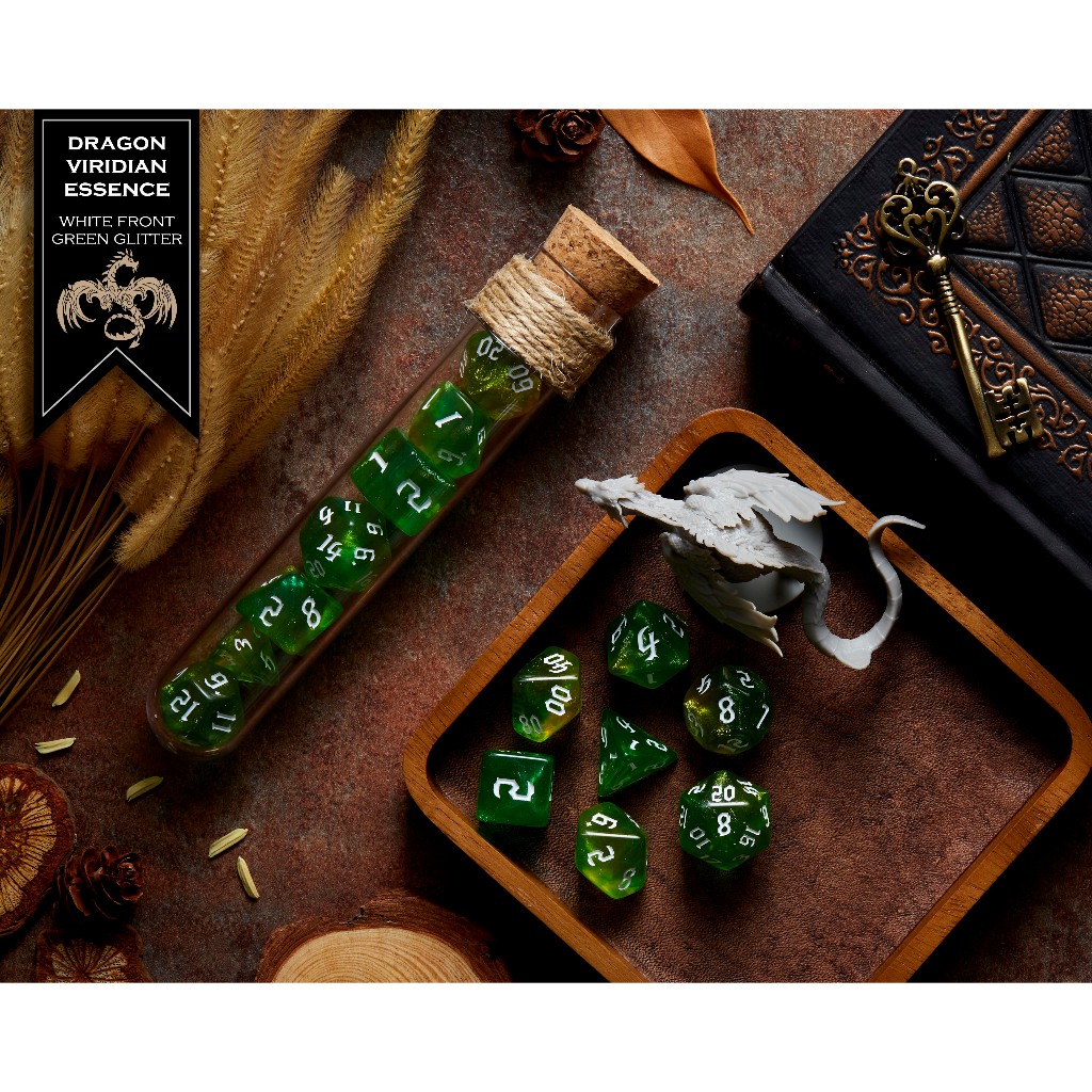 Potion Flask with Dice Set of 7 | ลูกเต๋า Dice For DnD D&D MTG RPG TRPG ...