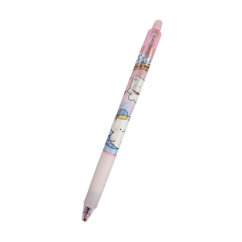 Aodemei ปากกาเจลลบได้ แบบกด ลายการ์ตูน ขนาด 0.5มม. หมึกน้ำเงิน (ราคาต่อ ...