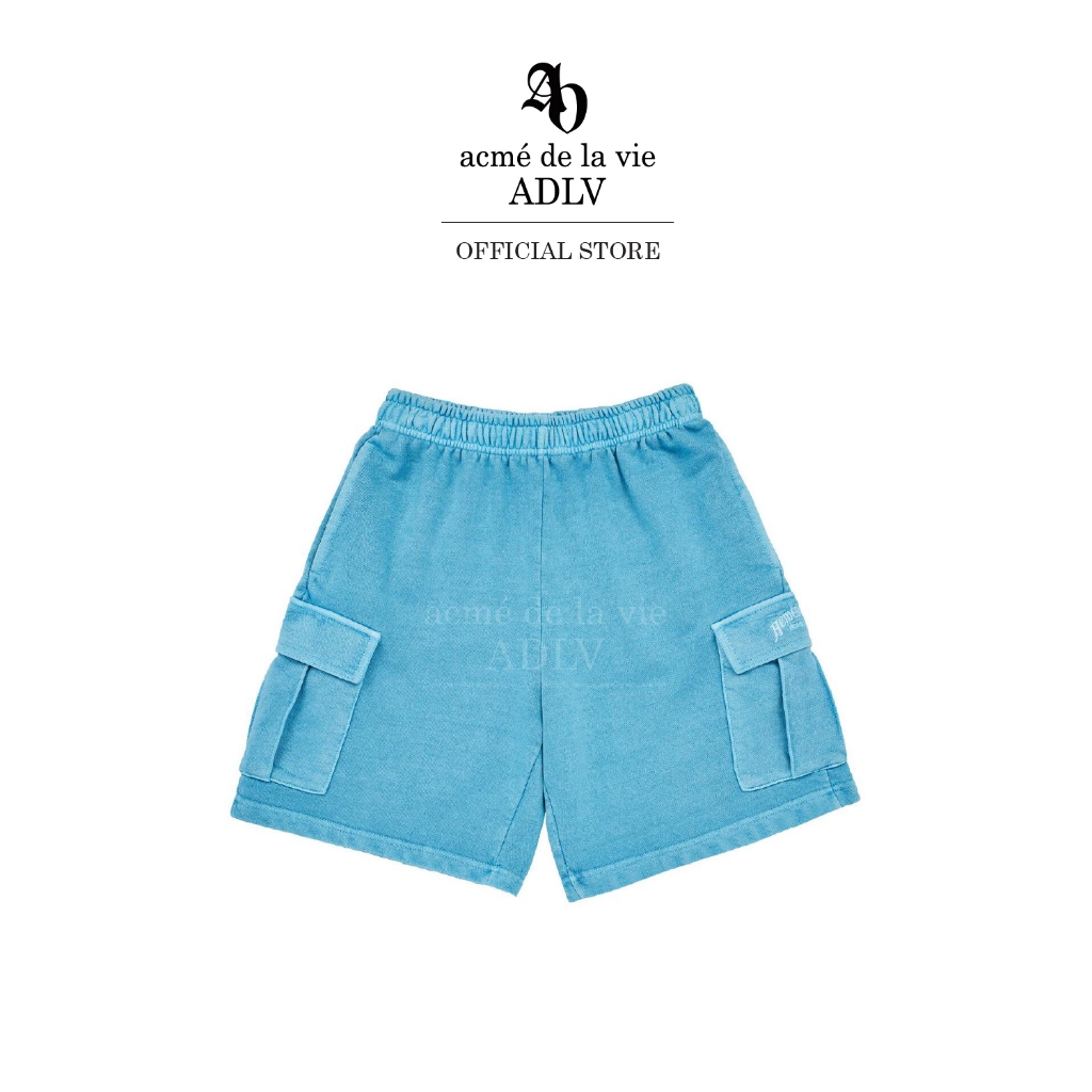 ADLV [acme de la vie] กางเกงขาสั้น รุ่น Middle Age Logo Pigment Washing ...