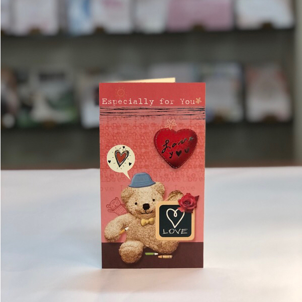 การ์ดวาเลนไทน์ Valentine Card VL.060109 ขนาด 4x7 นิ้ว | Shopee Thailand