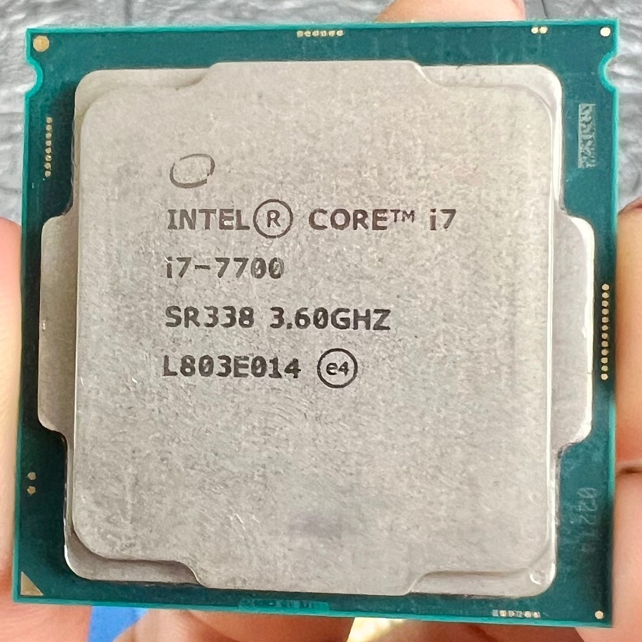 ซีพียู CPU Intel Core i7-7700 3.4GHz 4คอ8เทรด LGA 1151 ฟรีซิลิโคน1ซอง i7 7700 | Shopee Thailand