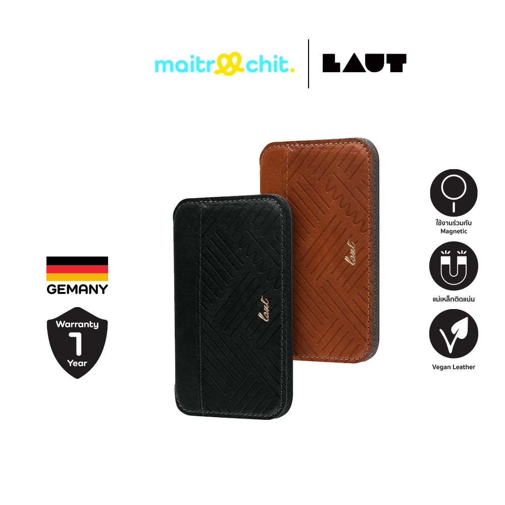 LAUT รุ่น Card Wallet Motif กระเป๋าใส่บัตรสำหรับ iPhone | Shopee Thailand