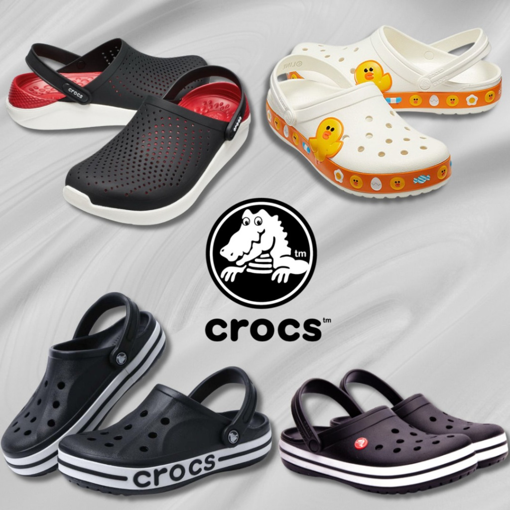 Crocs Literide Bayaband Band LINE Friends Clogs Unisex รองเท้าแตะ แบบ ...