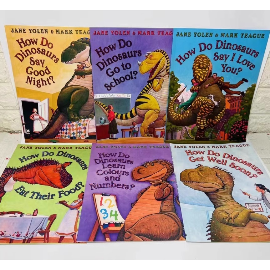 Scholastic How do Dinosaurs series 6 volumes นิทานภาษาอังกฤษ หนังสือ ...