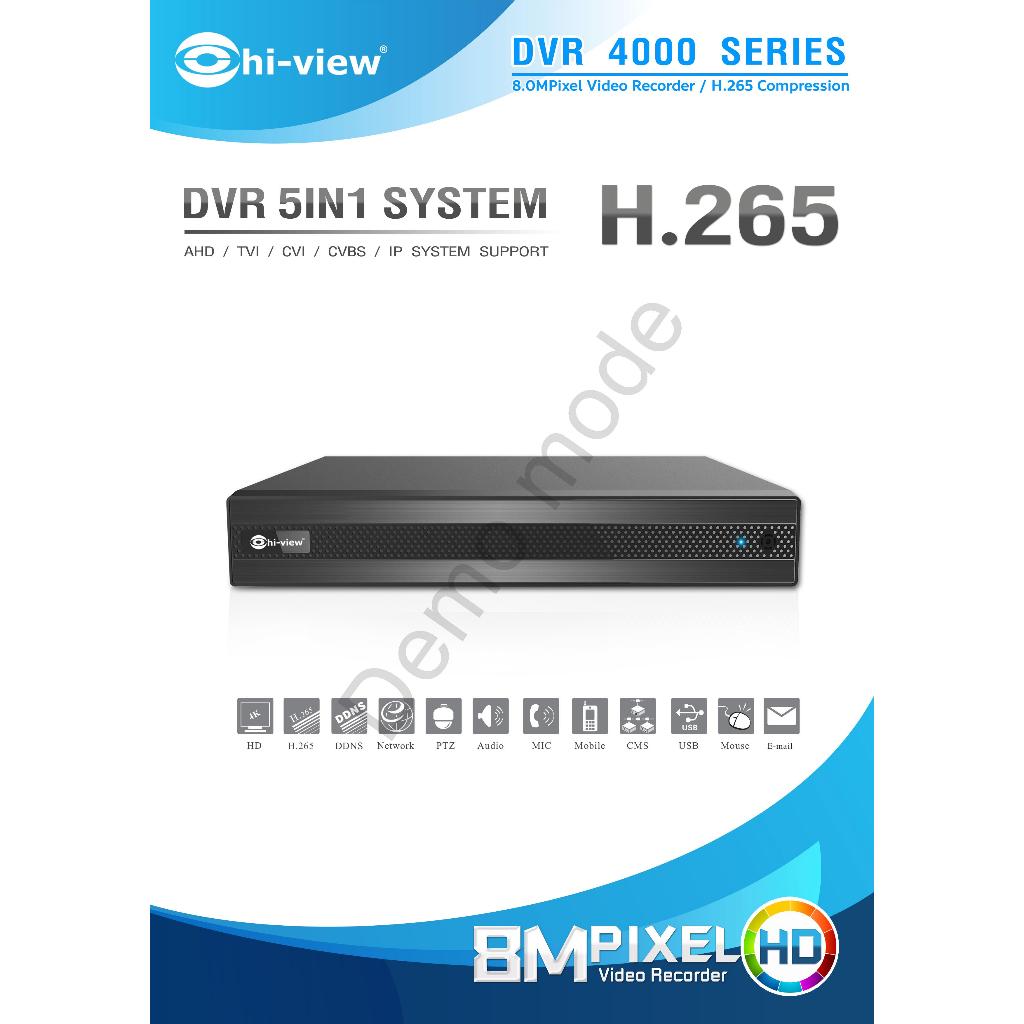 HA-46508 DVR 8CH / 5-in-1 / Support Res. 4K | Shopee Thailand