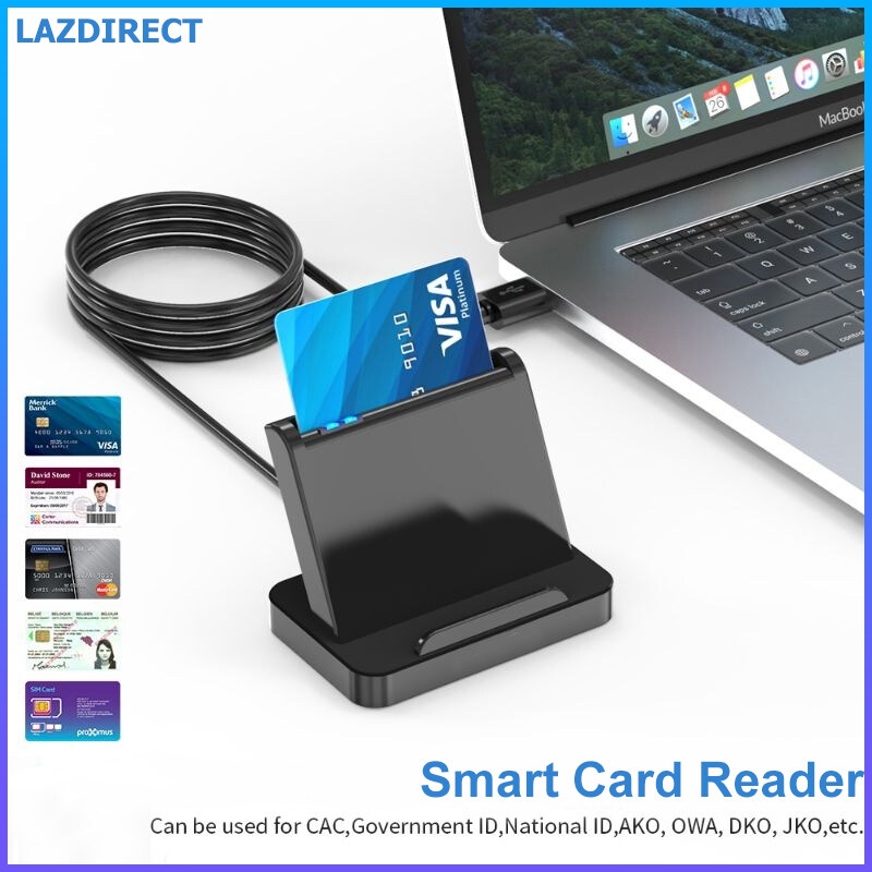 เครื่องอ่านบัตรประชาชน Smart Card Reader อ่านบัตร IC ID CAC แบรนด์ ...