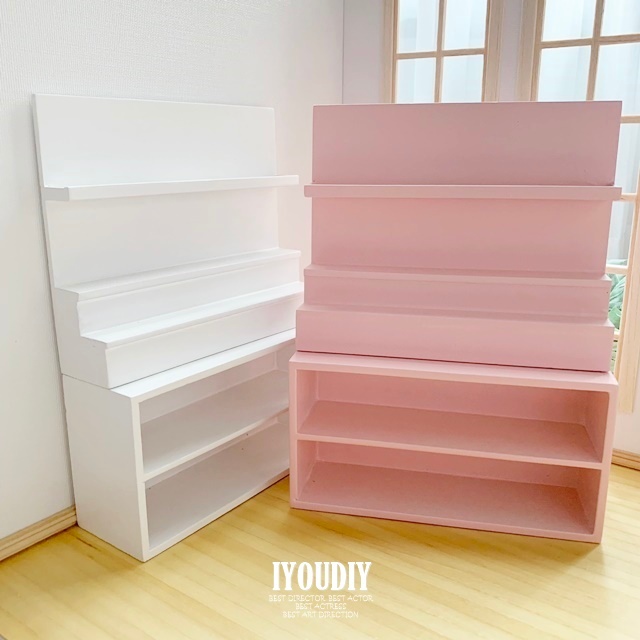 IYOU’DIY [แยกขาย] โมเดลชั้นวางซุปเปอร์มาร์เก็ตตู้ขนมมินิ 1:12 ob11 ของเล่น ของจิ๋ว ของสะสมบ้าน ...